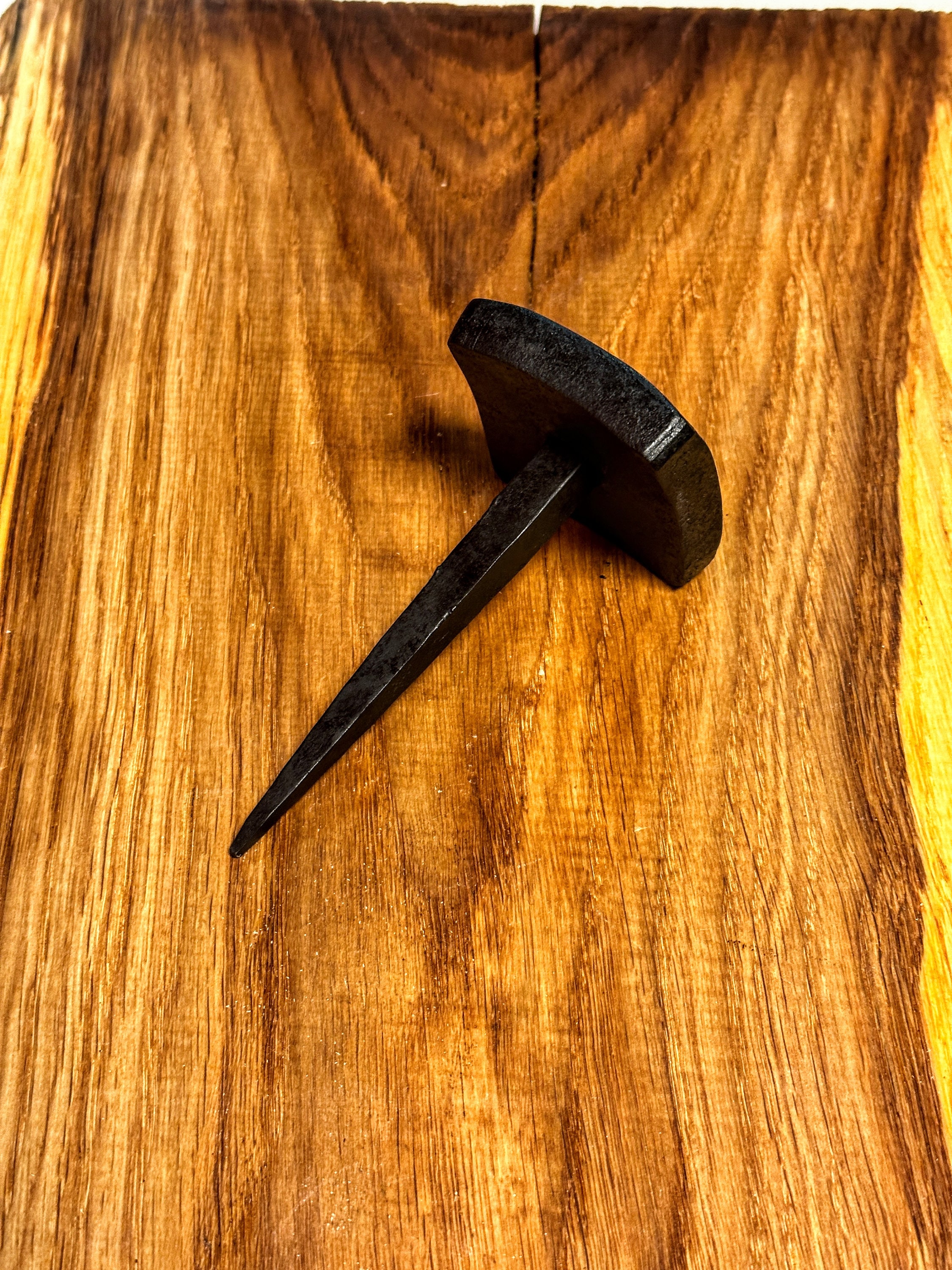 Hand Forged Wrought Iron Square Nails, Black Finish, DIY Project - Etsy