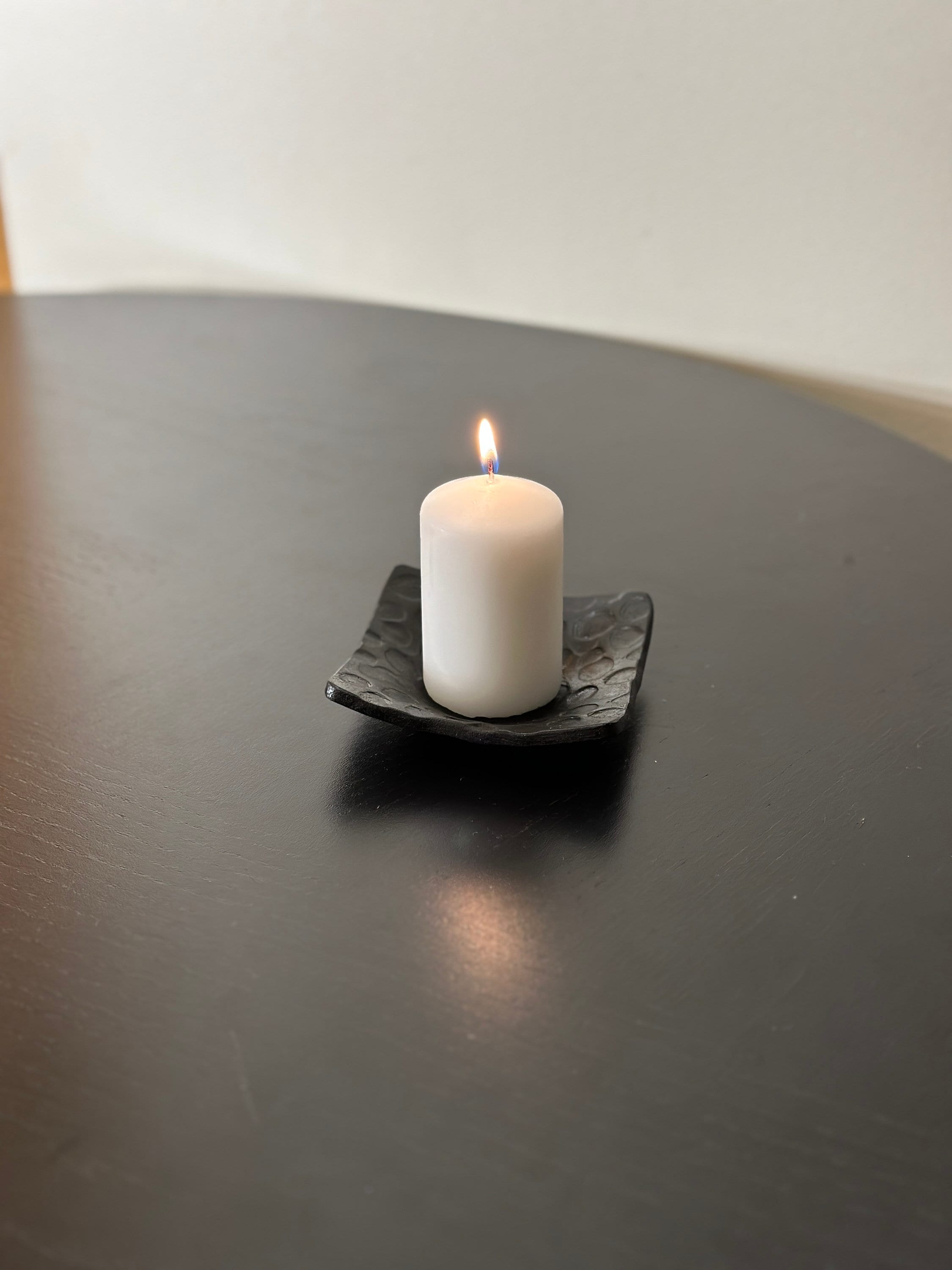 Forged Iron Tea Light Holder, Wrought Iron, Hand Forged, Candlesticks ...