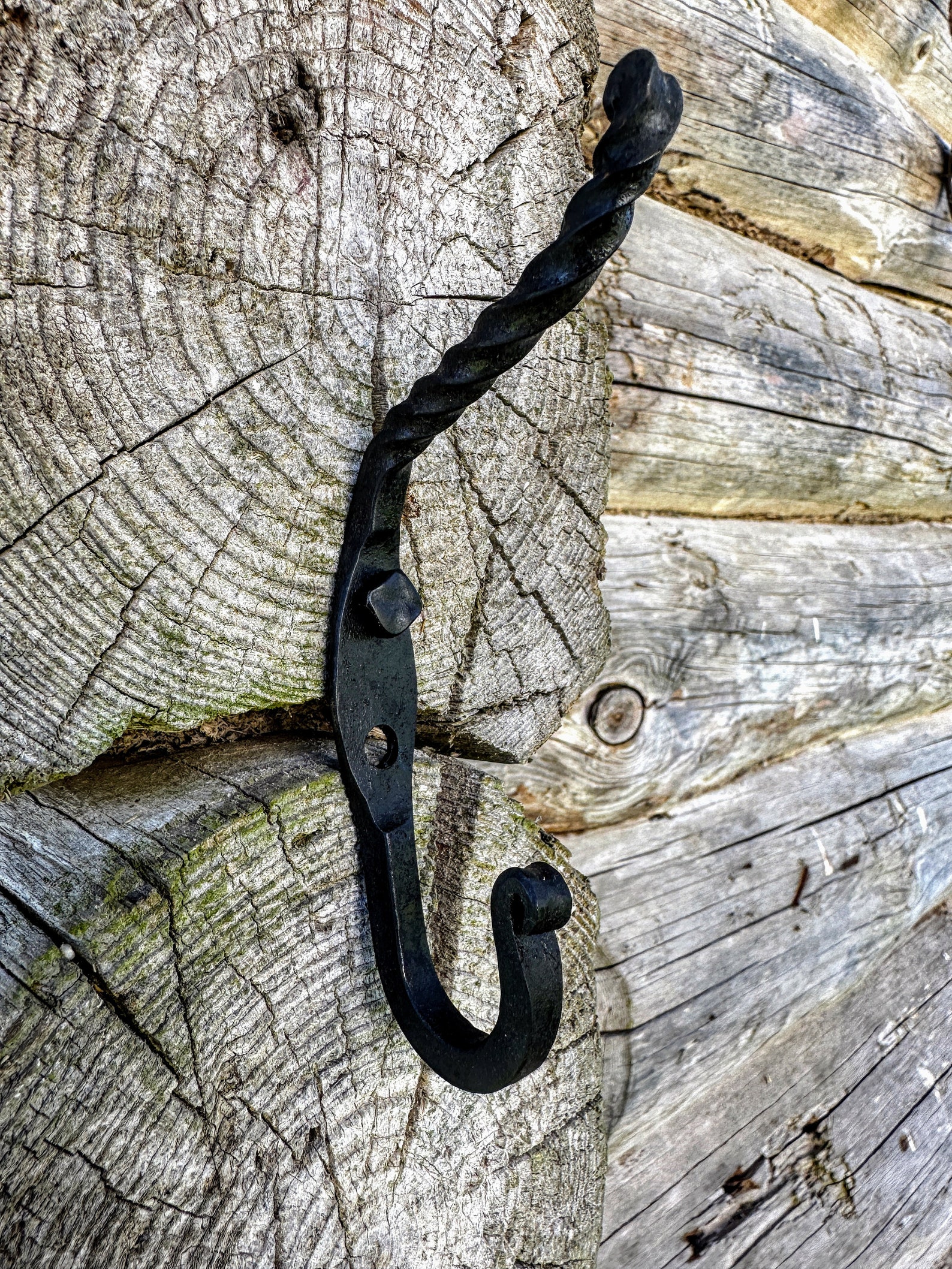 Hand-forged Wrought Iron Wall Hook Custom-made - Etsy
