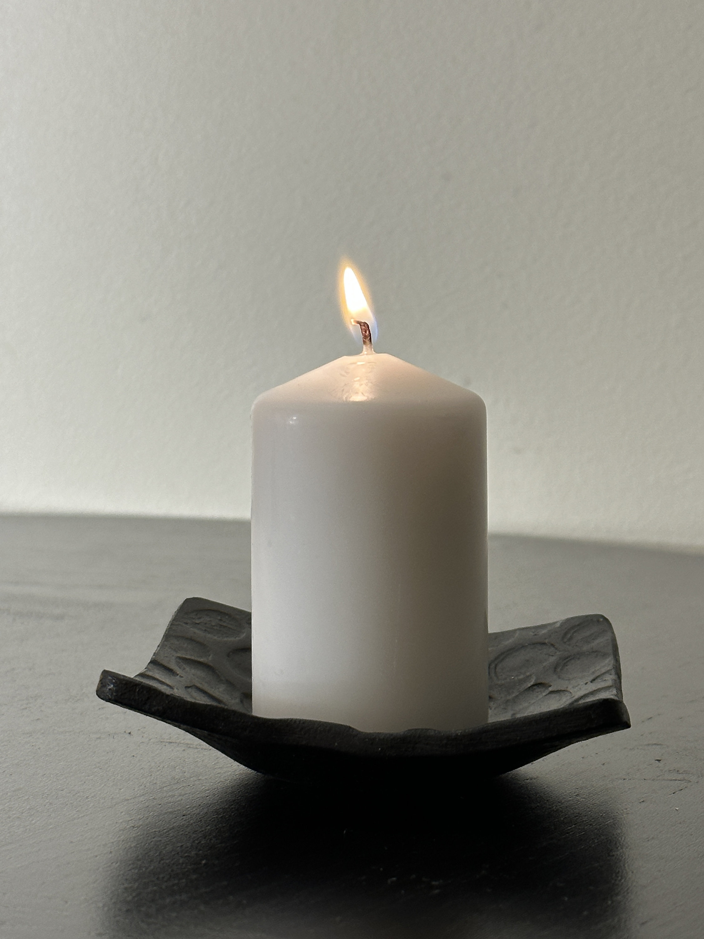 Forged Iron Tea Light Holder, Wrought Iron, Hand Forged, Candlesticks ...