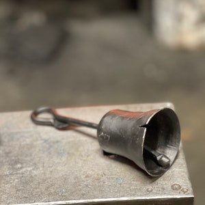 Hand Forged Bell | Forge Home Decor | Iron Steel Blacksmith | Vintage ...