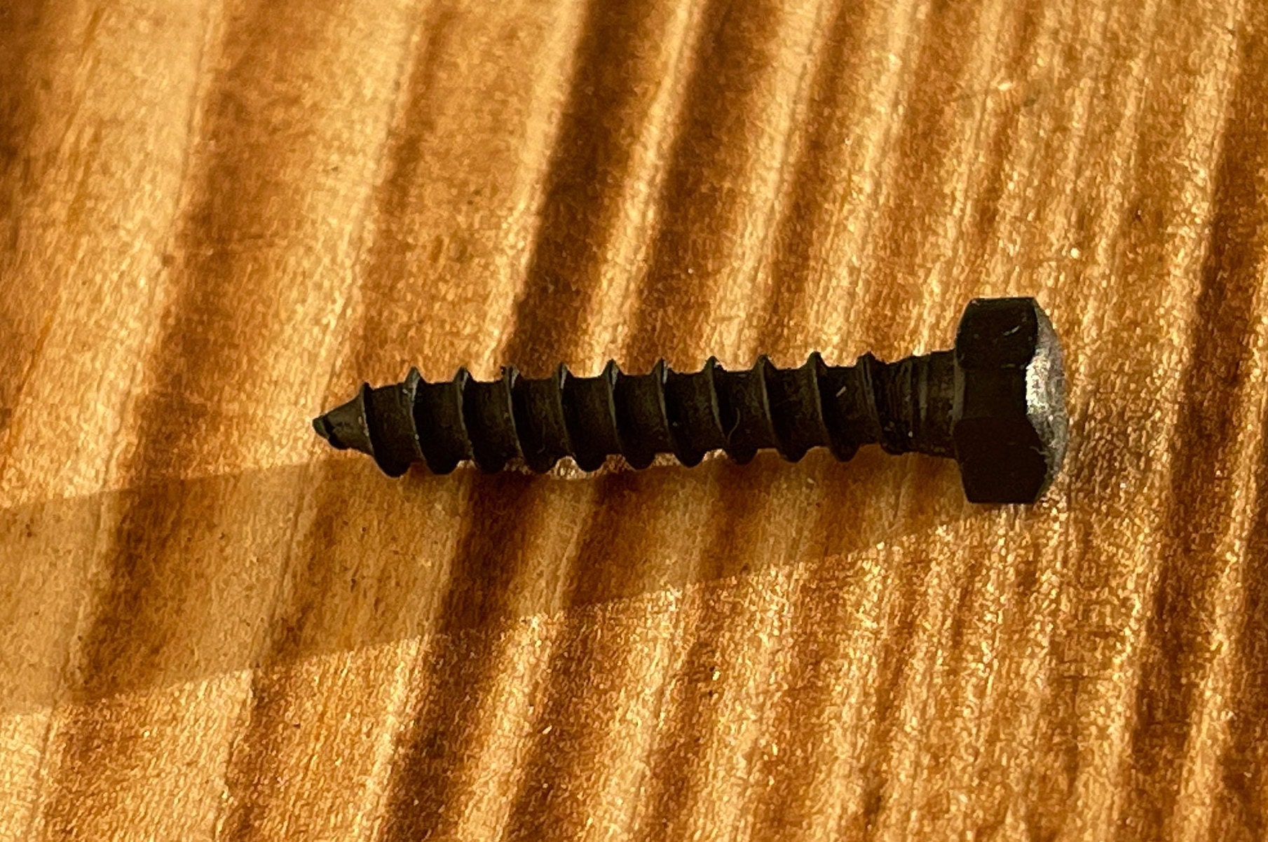 Hand Forged Iron Square Head Screws, Black Wrought Iron, Set of 10 - Etsy