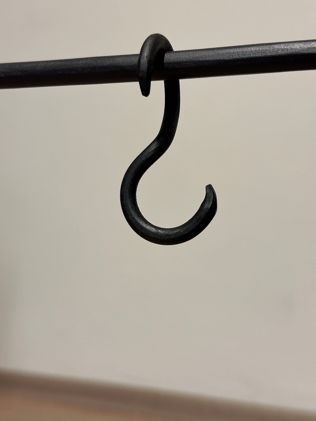 90 Degrees S Hooks. Wrought Iron Forged "s" Hook | Blacksmith Made ...