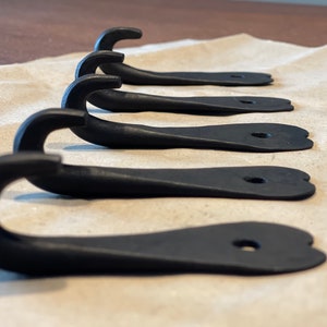 Hand Forged Wrought Iron Coat Hook – Rustic Heart Design - Etsy