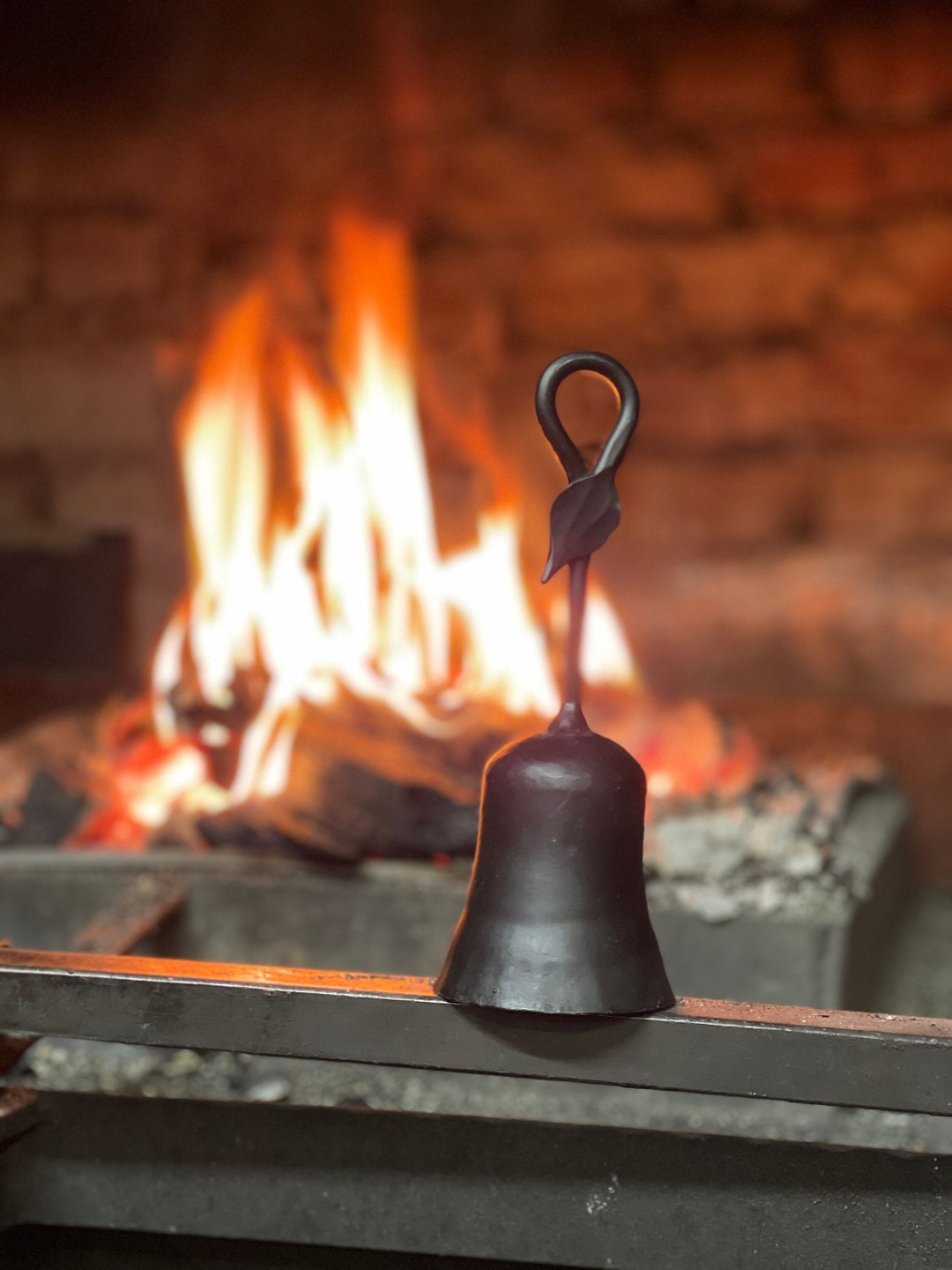 Hand Forged Bell | Forge Home Decor | Iron Steel Blacksmith | Vintage ...