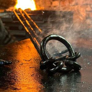 Camp Tripod Rack and Wrought Iron Chain With Hook - Etsy