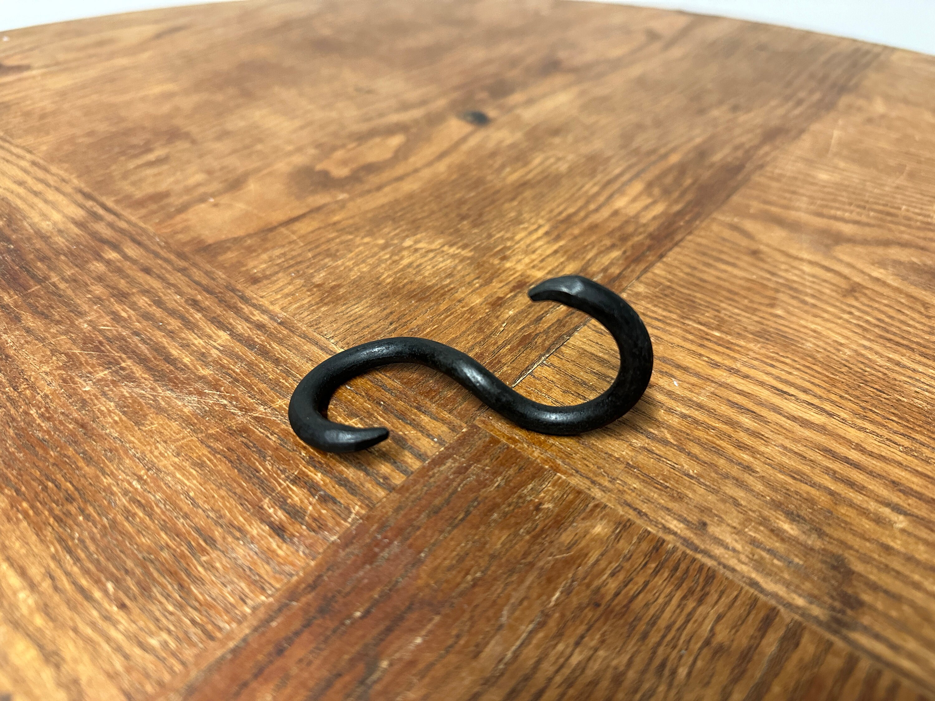 90 Degrees S Hooks. Wrought Iron Forged "s" Hook | Blacksmith Made ...