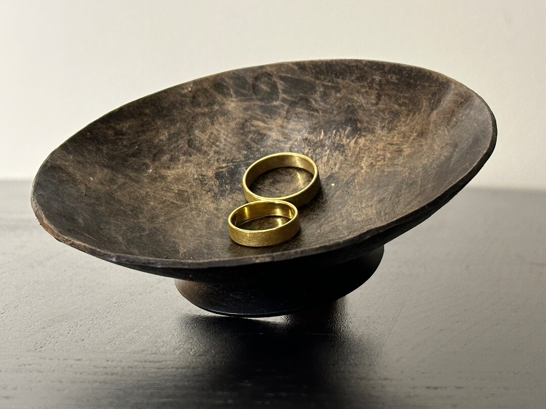 Handgemachte Schale aus Gebrannte Eisen | Ring Schale, Geschenk zum ...