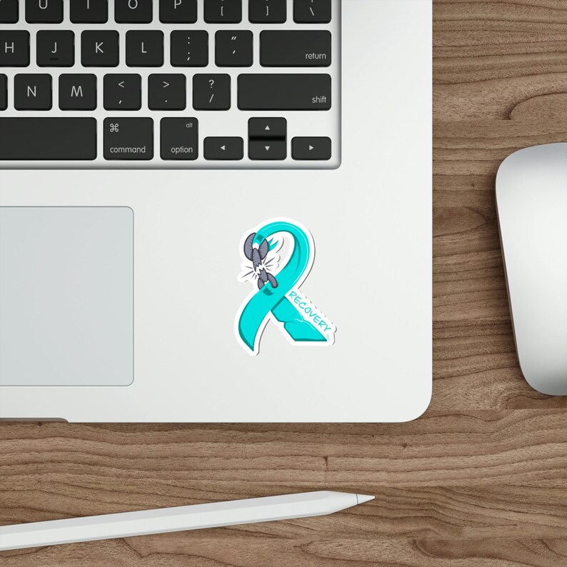 Addiction Recovery Ribbon Vinyl Sticker - Etsy
