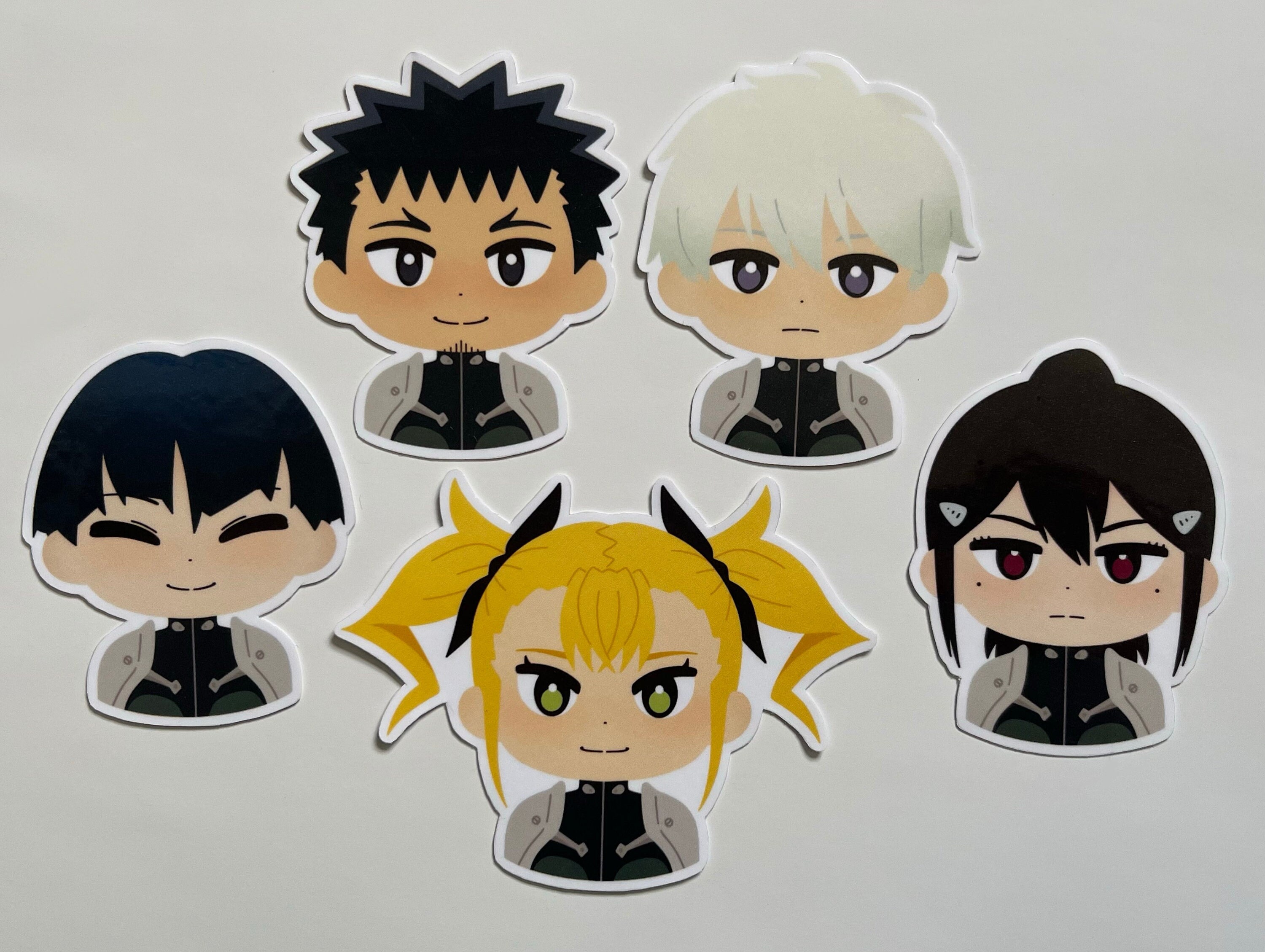 Kaiju No. 8 Stickers : Kafka, Ichikawa, Shinomiya, Mina, Soshiro - Etsy