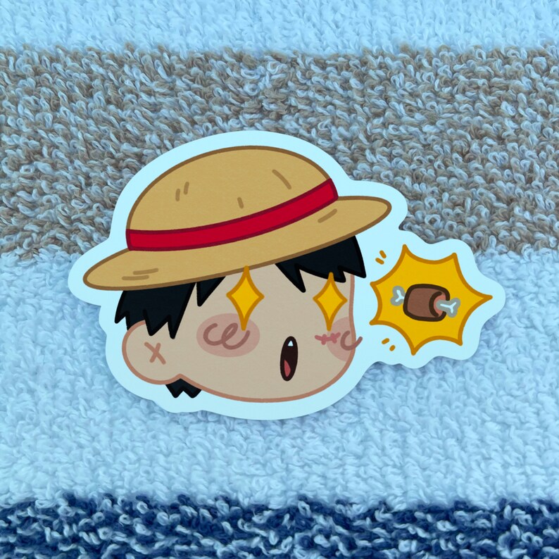 One Piece Stickers : Luffy, Zoro, Nami, Sanji, Usopp, Chopper, Robin ...