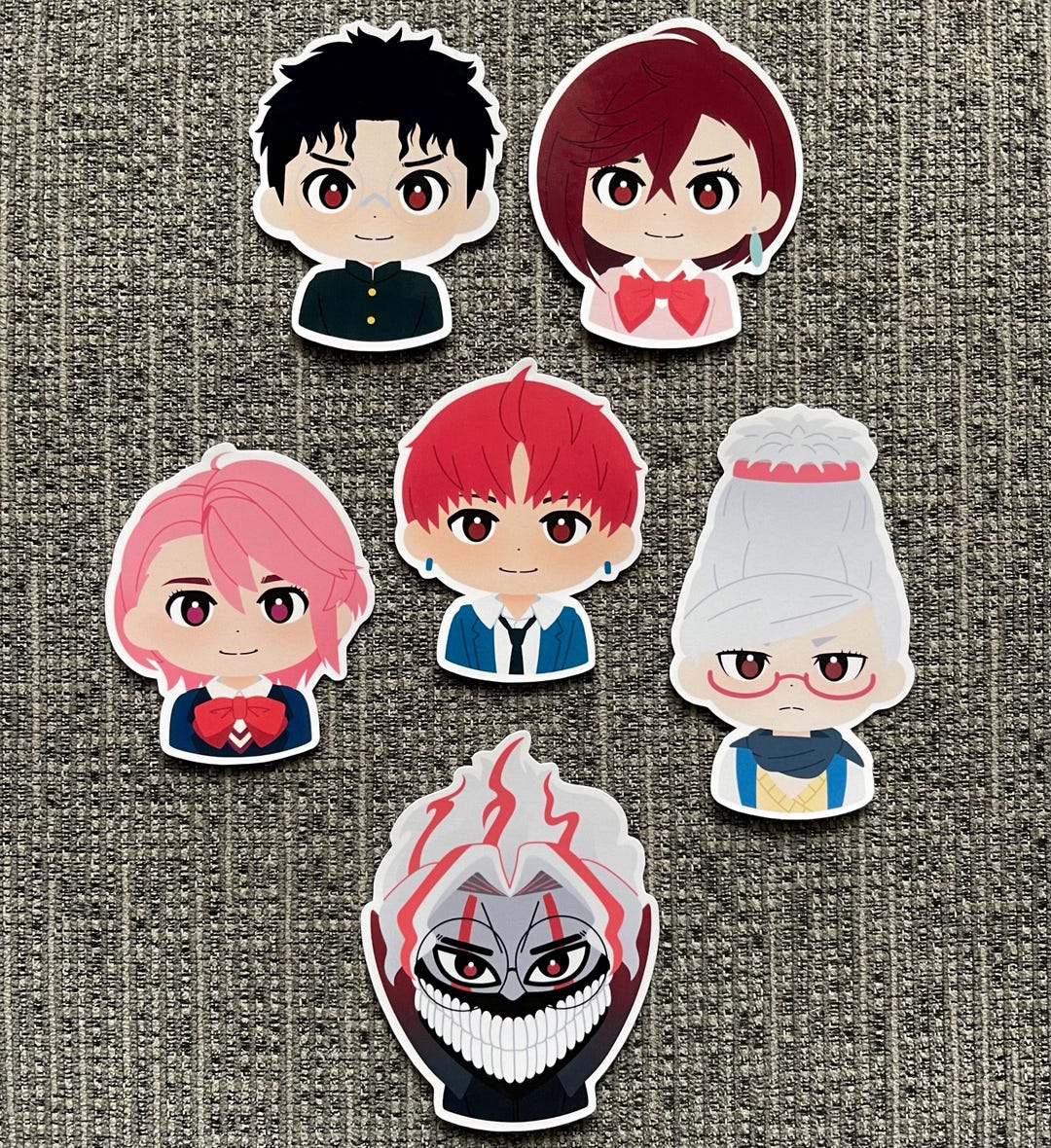 Dandadan Stickers : Okarun, Momo, Aira, Jiji, Seiko - Etsy