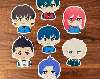 Blu Lock Stickers // Isagi, Bachira, Kunigami, Chigiri, Rin, Nagi, Baro ...