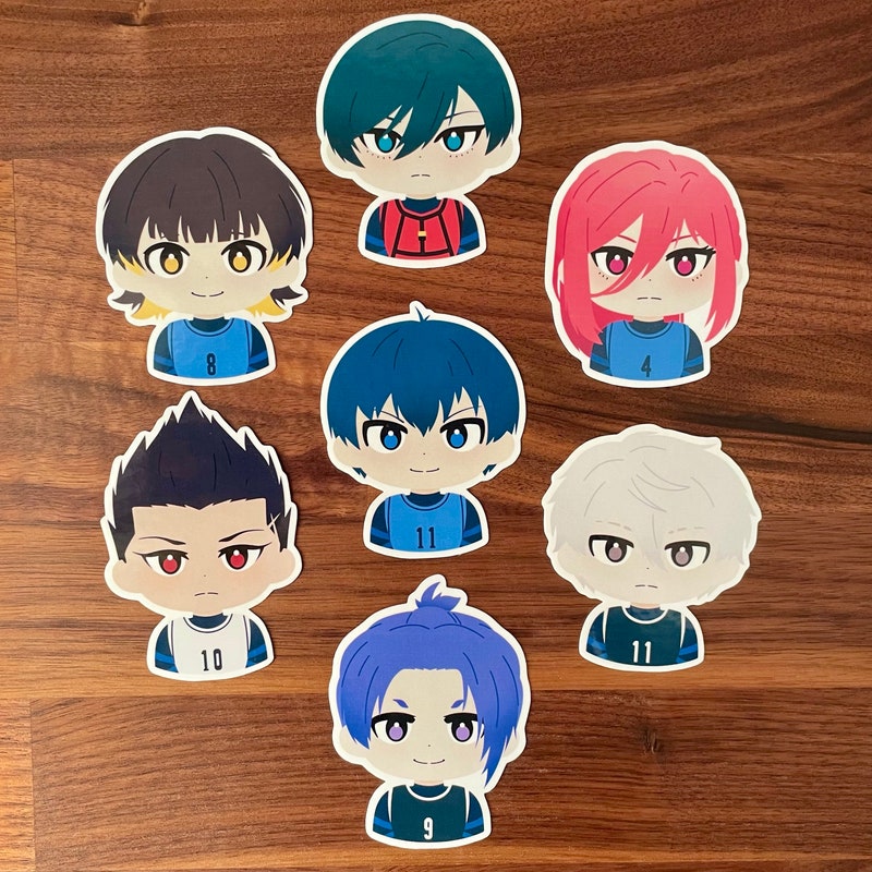 Blue Lock Stickers - Etsy