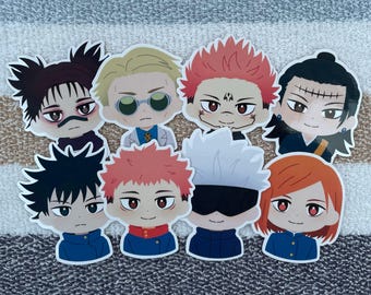 JJK Chibi Sticker Sheet | Anime Stickers - Etsy