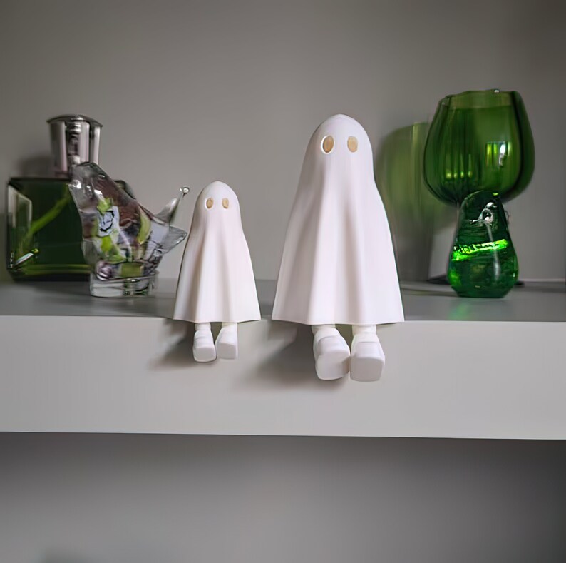 3D Printed Ghost Figure With Retractable Legs Unique - Etsy
