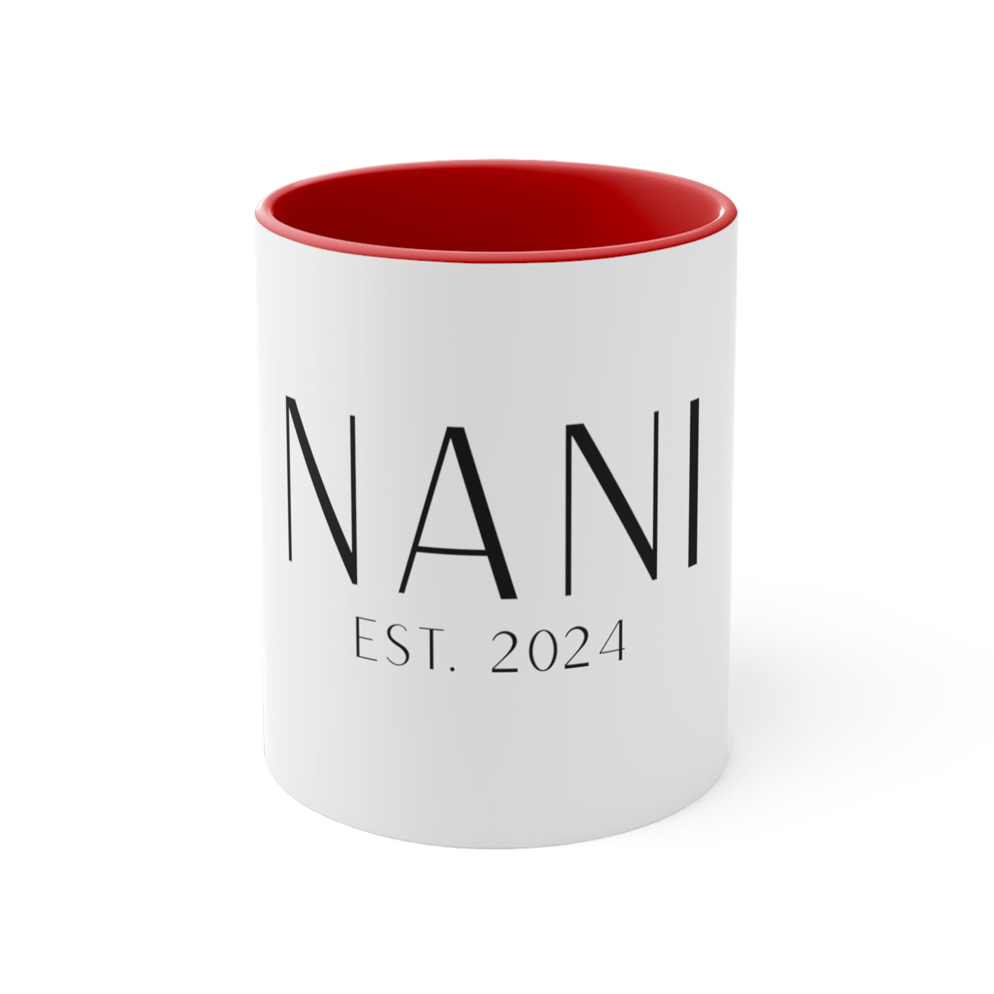 Nani Est.2024 Accent Coffee Mug, 11oz Christmas Birthday Mothers Day ...