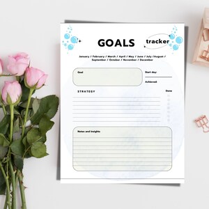 SMART Goals Template, Goal Setting Printable, Goal Planning Sheet ...