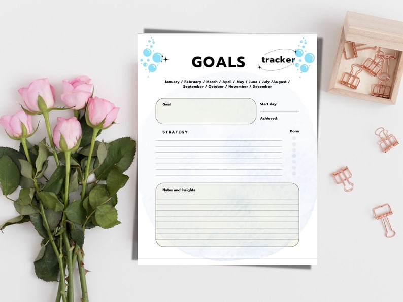 SMART Goals Template, Goal Setting Printable, Goal Planning Sheet ...