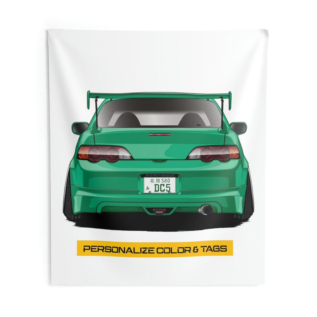 JDM Honda Inspired Tapestry, Garage Tapestry, Car Lover Décor, Car ...