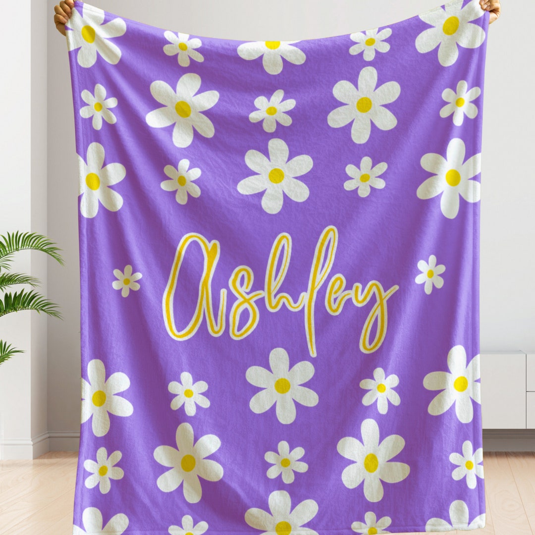Custom Blankets, Blanket With Name, Custom Gift for Girl Teen Adult ...