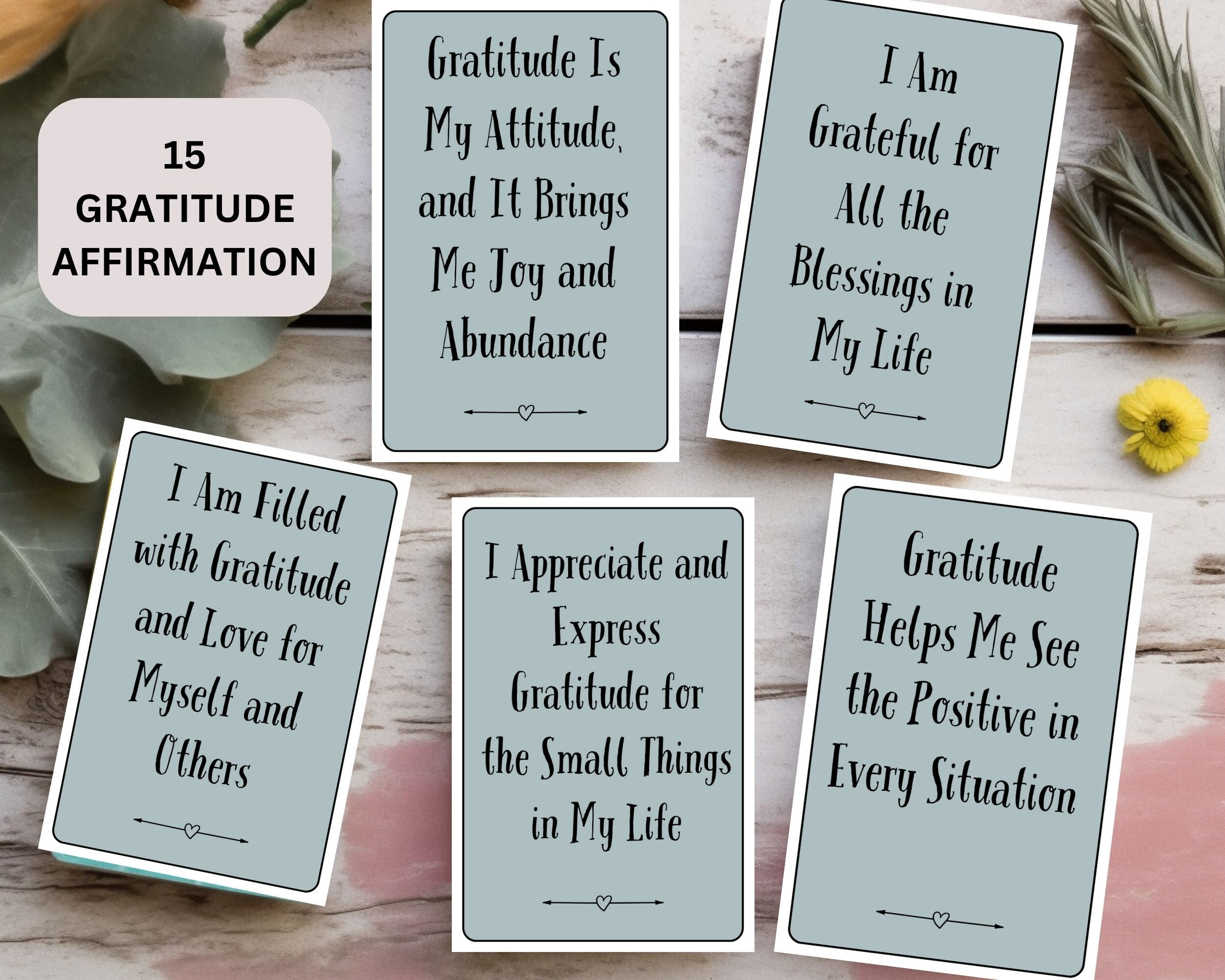 Positive Affirmation Cards, Printable Affirmation Cards Printable ...
