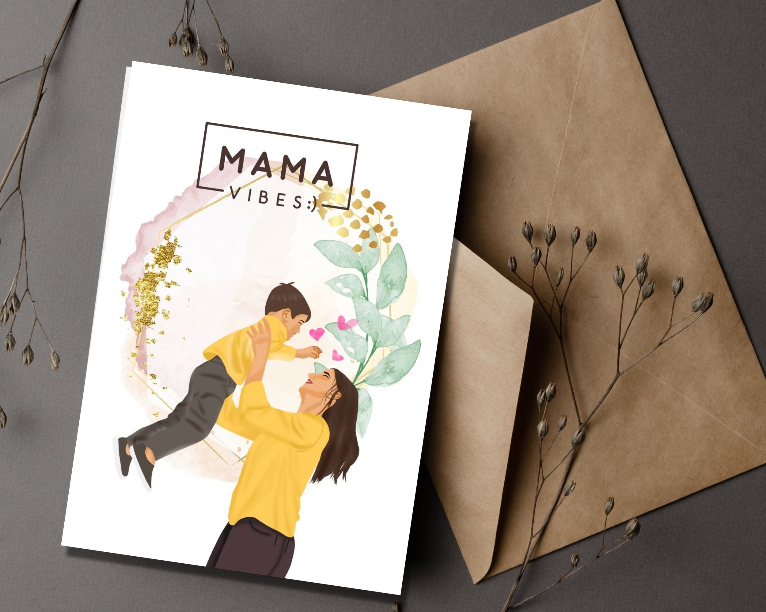 Printable Mothers Day Card, Mothers Day Printable, Greeting Card ...