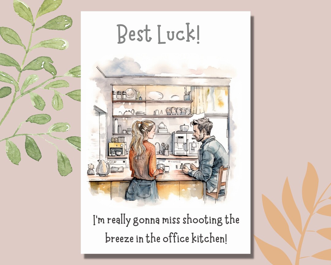 Coworker Leaving Card Card for Coworker Leaving Goodbye - Etsy