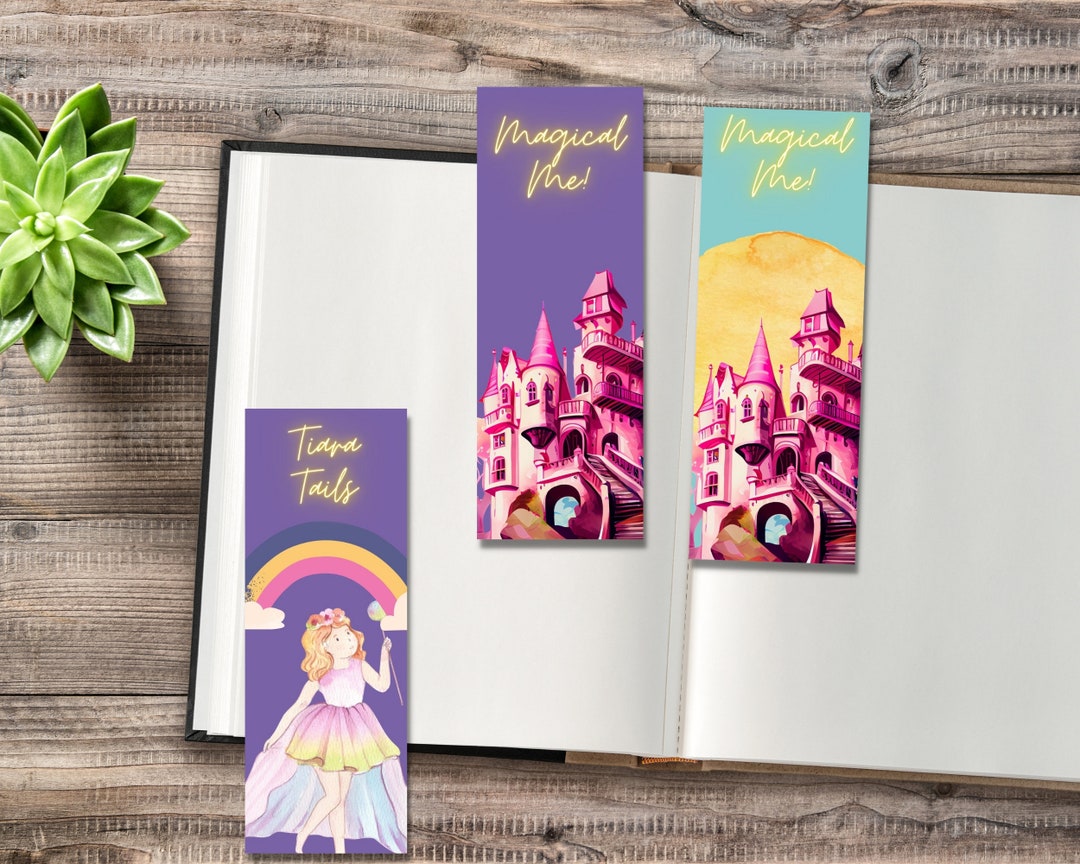 Castle Bookmarks Princess Bookmarks Fairytale Bookmarks Pink Castle ...