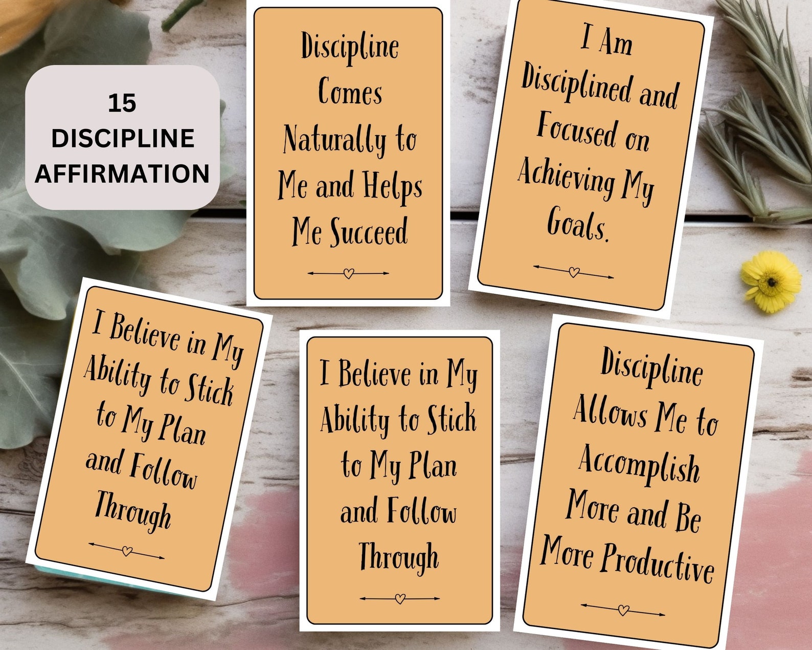 Positive Affirmation Cards, Printable Affirmation Cards Printable ...