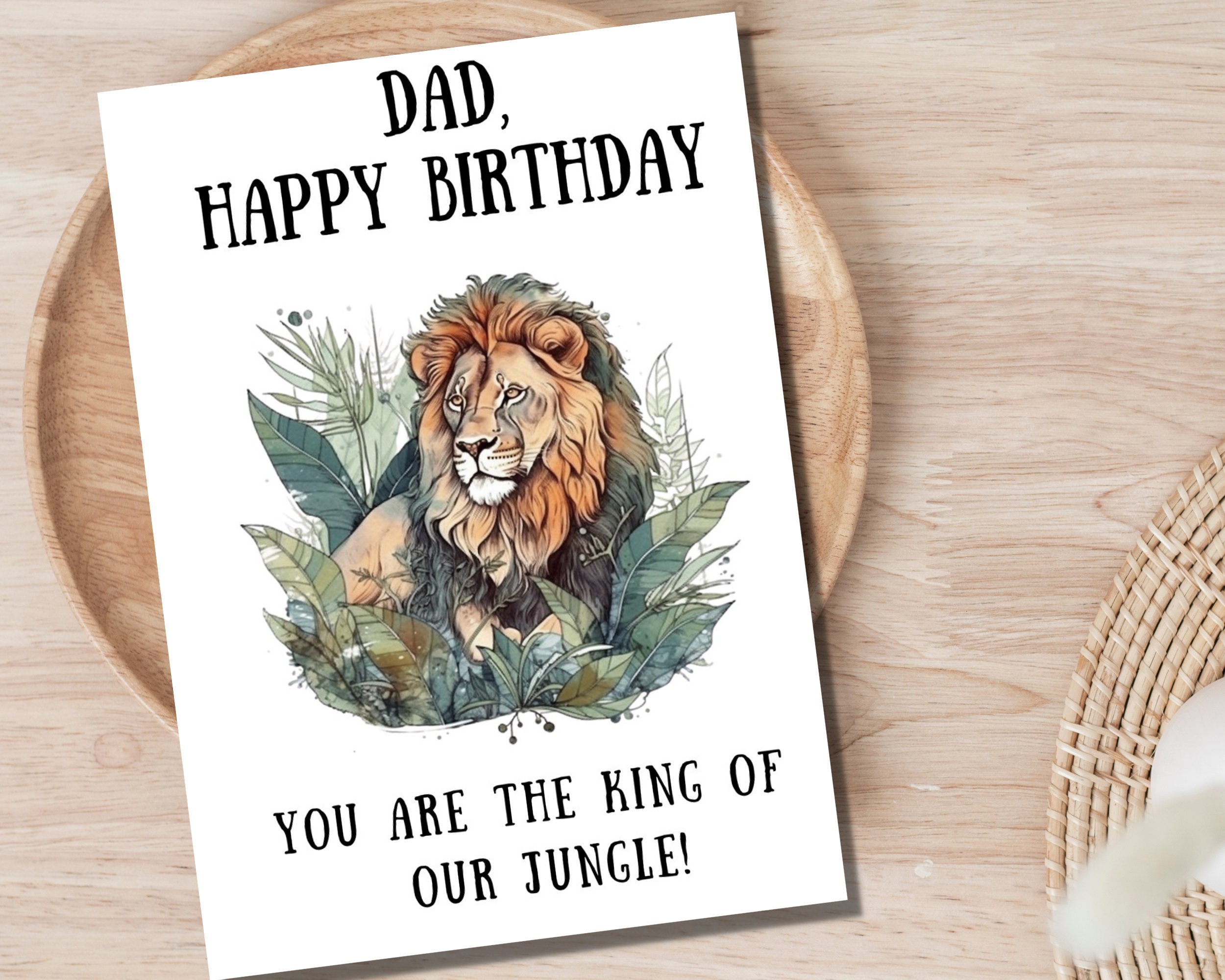 Birthday Card for Dad, Dad Birthday Card, Dog Daddy Birthday Card ...