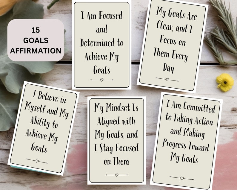 Positive Affirmation Cards, Printable Affirmation Cards Printable ...