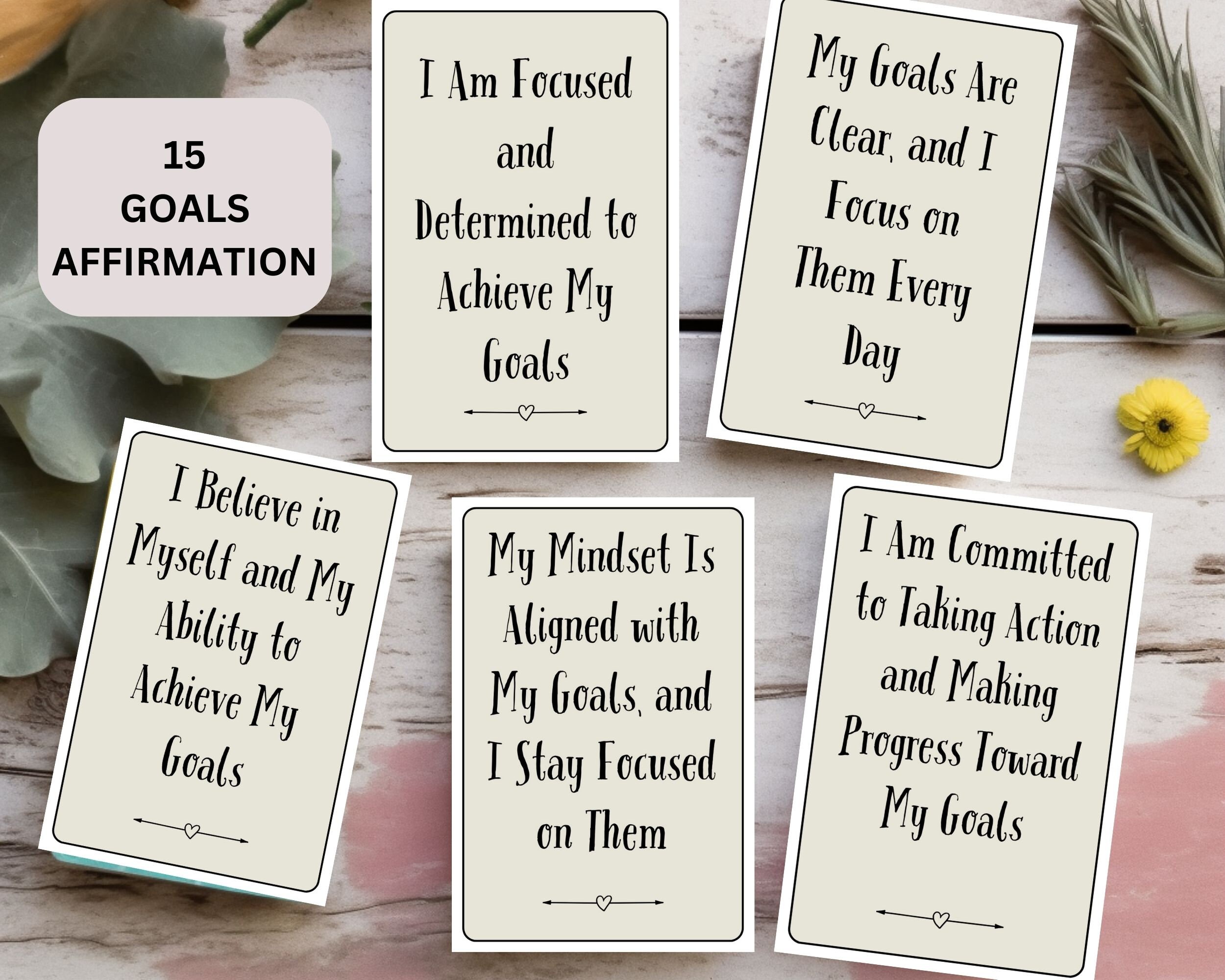 Positive Affirmation Cards, Printable Affirmation Cards Printable ...