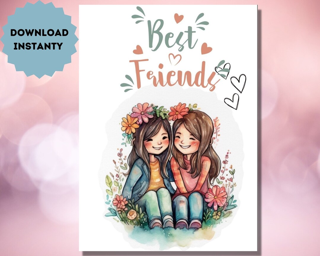 Bestie Birthday Card, Best Friend Birthday Card, Birthday Card for Best ...