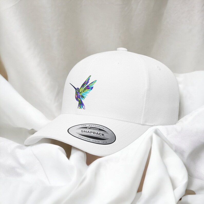 Embroidered Baseball Cap, Hummingbird Hat, Hummingbird Cap, Bird ...