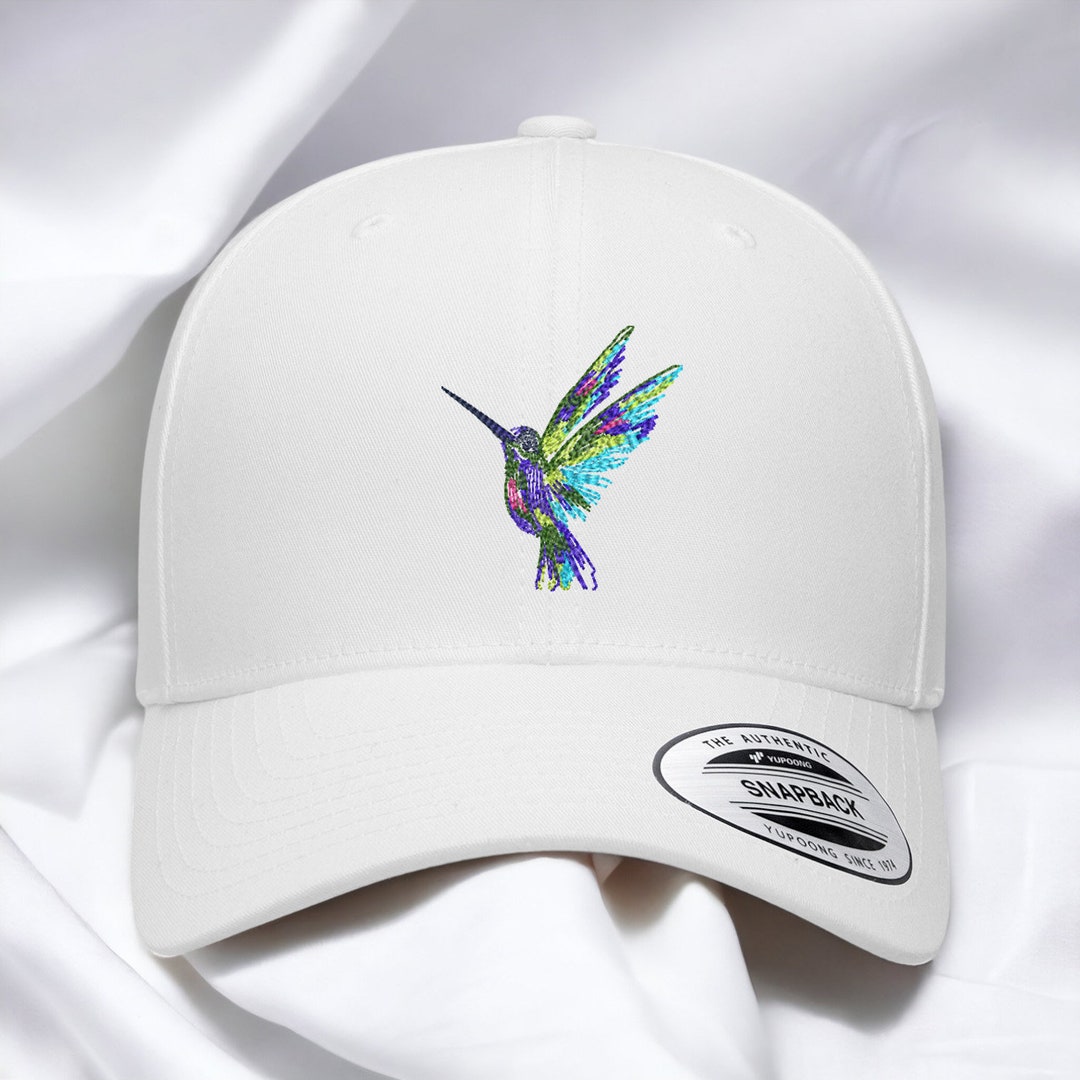 Embroidered Baseball Cap, Hummingbird Hat, Hummingbird Cap, Bird ...