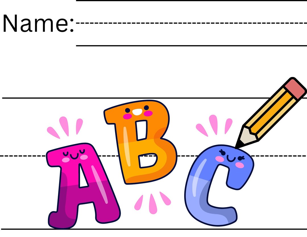 Letter Tracing, Fine Motor Skills, Handwriting Practice - Etsy