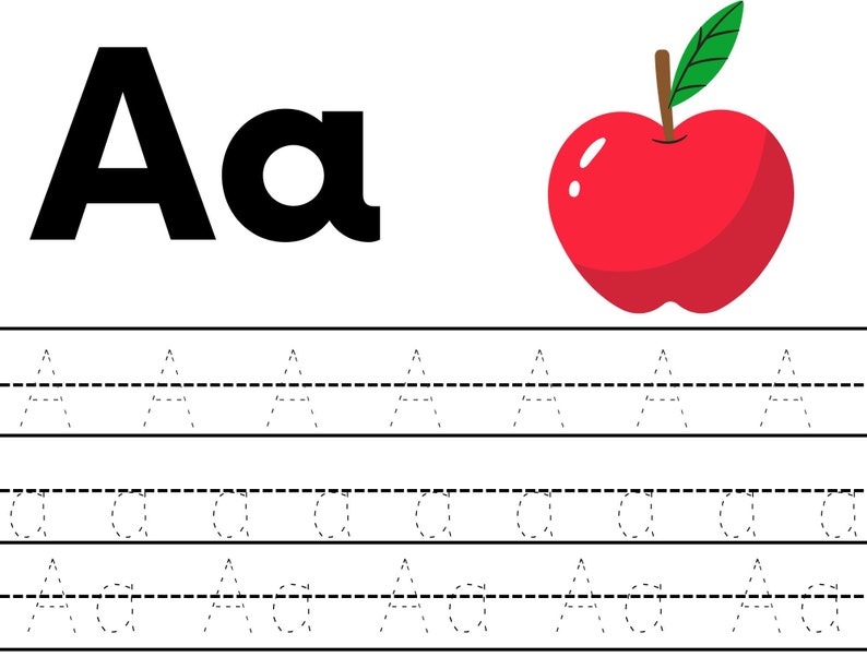 Letter Tracing, Fine Motor Skills, Handwriting Practice - Etsy