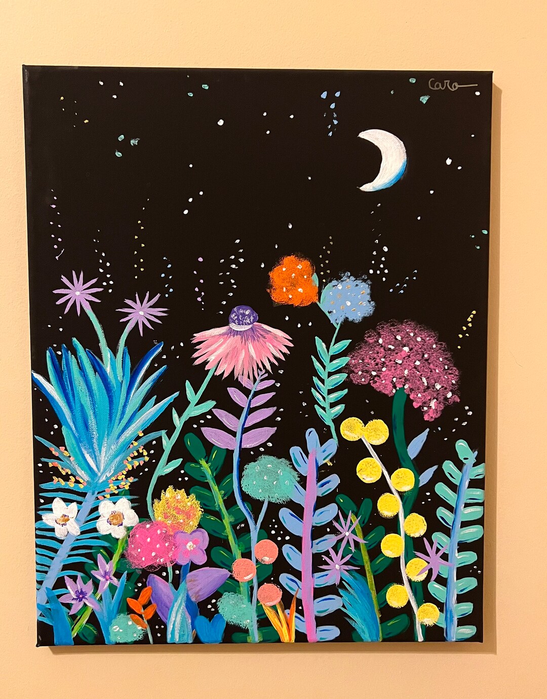Spring Time Acrylic Painting - Etsy