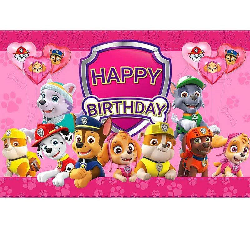 Paw Patrol Backdrop - Etsy