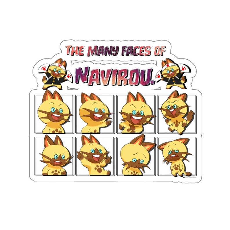 Monster Hunter Stories Navirou Faces Sticker! - Etsy