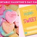Kids Printable Valentine's Day Cards//generic//school//boys and Girls ...