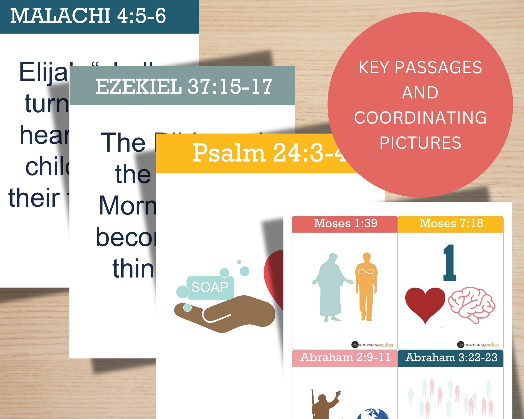 2026 BUNDLE! Old Testament LDS Doctrinal Mastery Prompt Cards //english ...
