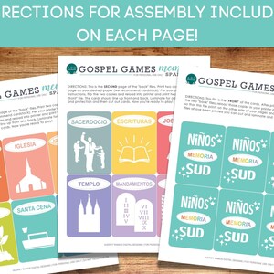 Printable LDS Memory Matching Game for Primary Kids (digital Download ...