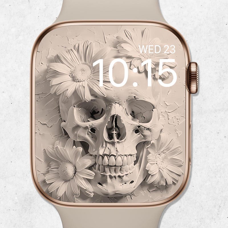 Wallpaper Gothic Floral - Etsy