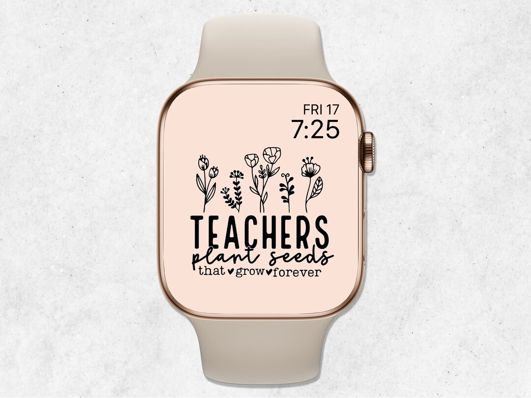 Teacher Apple Watch Wallpaper, Teachers Apple Watch Face, Minimalist ...