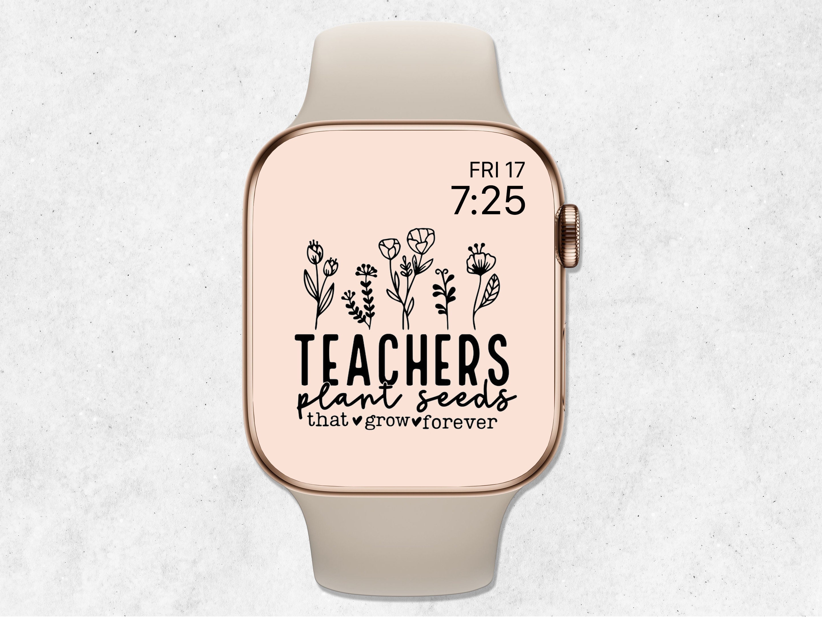 Teacher Apple Watch Wallpaper, Teachers Apple Watch Face, Minimalist ...
