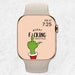 Grinch Apple Watch Wallpaper Bundle Festive Smartwatch - Etsy