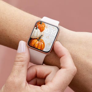 Pumpkin Apple Watch Wallpaper, Fall Watch Face, Autumn Watch Wallpaper ...