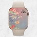 Floral Apple Watch Wallpaper, Apple Watch Face Flowers, Floral Painting ...